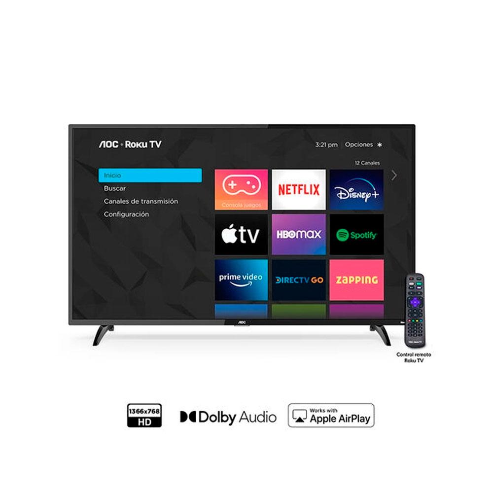 TECNOGLOBAL - 43S5195 AOC ROKU TV LED 43” FULL HD SMART TV