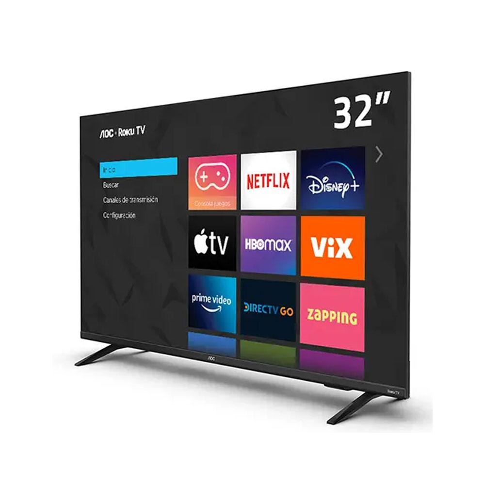 TECNOGLOBAL - Televisor LED 32 HD Roku TV