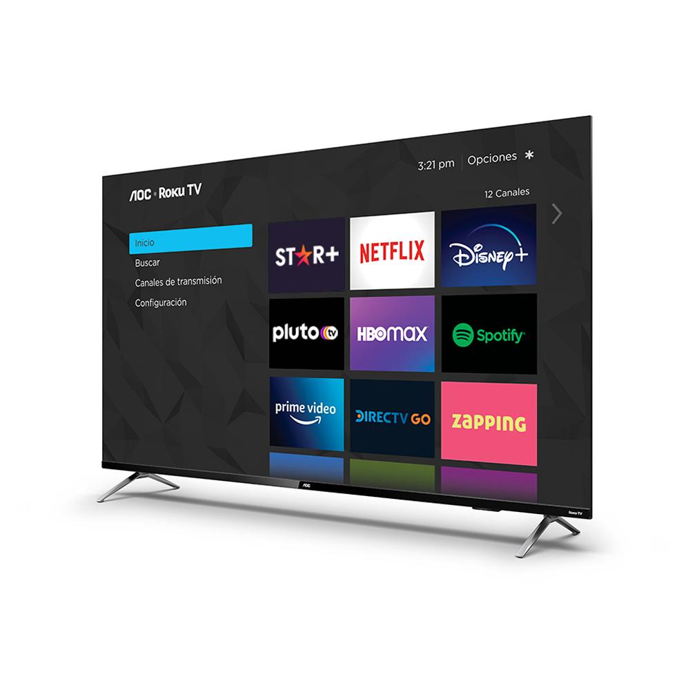 TECNOGLOBAL - Televisor AOC Roku TV LED 55” UHD 4K Smart TV