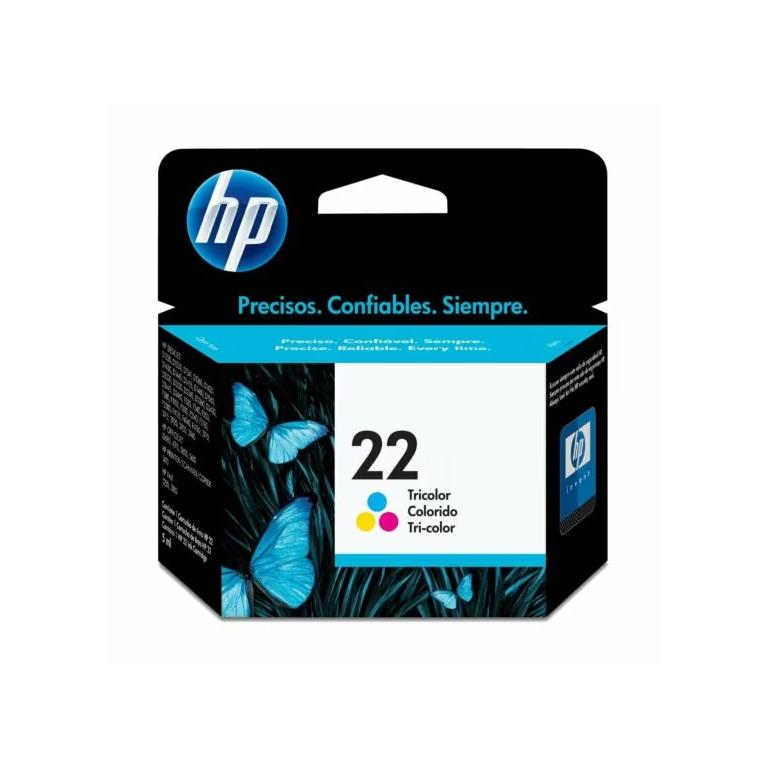 TECNOGLOBAL - Tinta HP 22 Tri-color Inkjet Print Cartridge